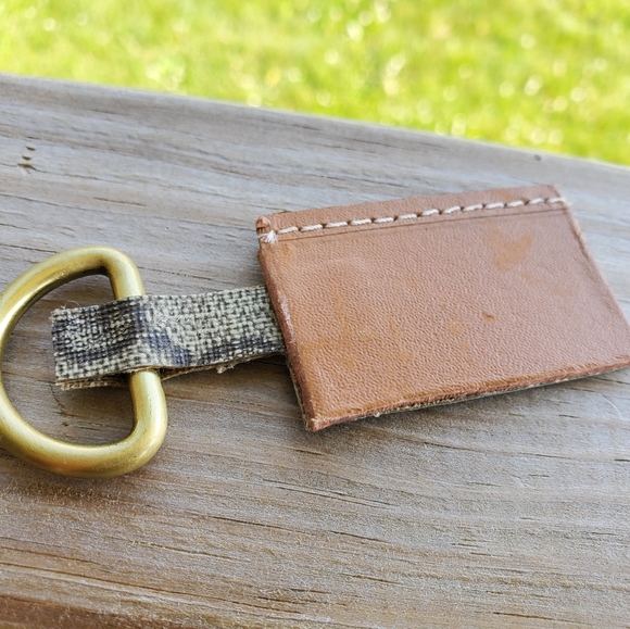 Accessories | Gucci Gg Upcycle Repurposed Keychain Key Fob Tag | Poshmark